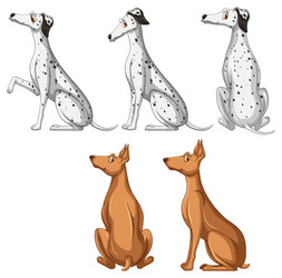 Stylized dog Royalty Free Vector Image - VectorStock