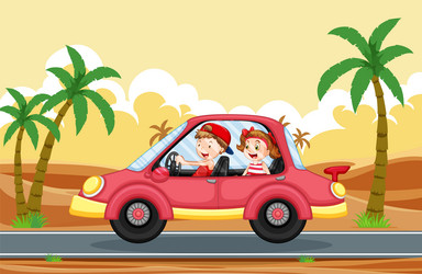 Cartoon Road Trip Vector Images (over 10,000)