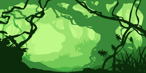 Cartoon Rainforest Clipart