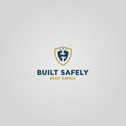 Construction logo design idea Royalty Free Vector Image