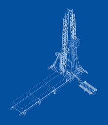 Oil Rig Blueprint Vector Images (over 180)