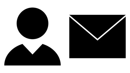 Mail icons collection set design Royalty Free Vector Image