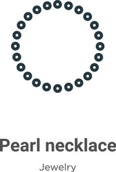 Pearl Necklace Outline Vector Images (over 1,500)