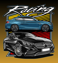 Passenger van template side front back top view Vector Image