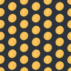 Coin pattern Royalty Free Vector Image - VectorStock