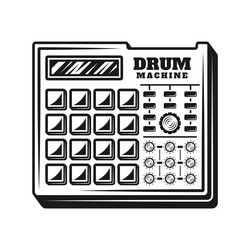Mpc drum machine Royalty Free Vector Image - VectorStock