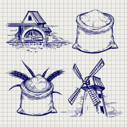 Flour Mill Vector Images (over 4,800)