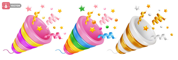 Party Poppers Vector Images (over 2,700)