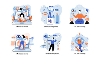 Self-management self regulation learning self Vector Image