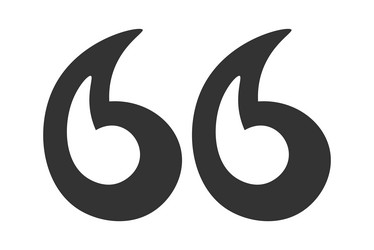 Cartoon apostrophe mark Royalty Free Vector Image