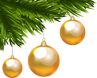 Christmas corner decorations Royalty Free Vector Image