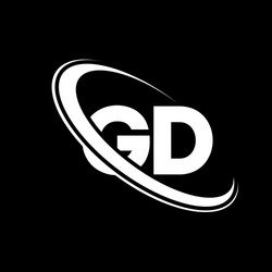 Dg logo d g design white letter dgd Royalty Free Vector