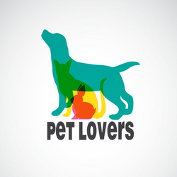 Group of pets on white background Royalty Free Vector Image