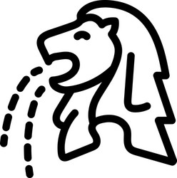 Water Merlion Vector Images (73)