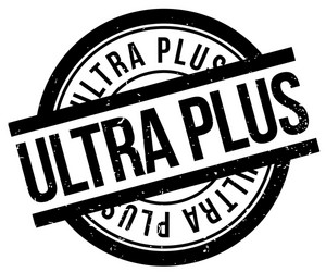 Ultra plus rubber stamp Royalty Free Vector Image