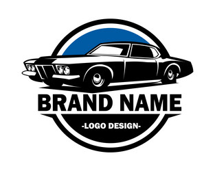 Buick riviera gran sport 1971 Royalty Free Vector Image