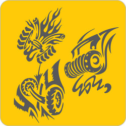 Off-road symbols - set Royalty Free Vector Image