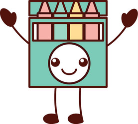 Kawaii Crayon Box Vector Images (31)