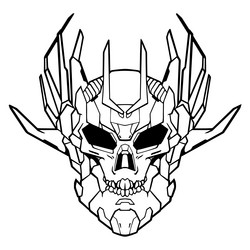 Cyber Skull Vector Images (over 2,300)