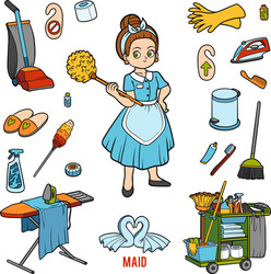 Housekeeper Cart Trolley Vector Images (over 180)