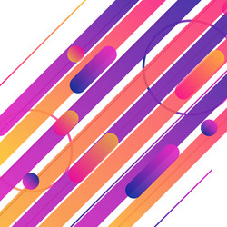 Rounded lines edge background creative lines Vector Image