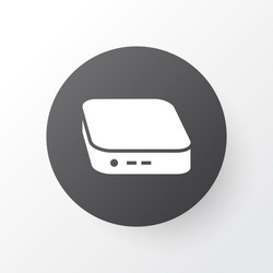 Mini pc icon symbol premium quality isolated Vector Image