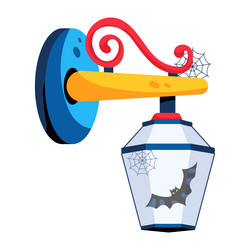 Spooky lamp post Royalty Free Vector Image - VectorStock