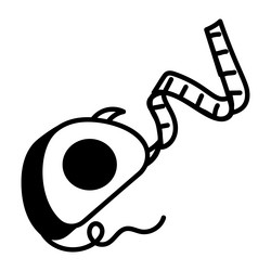 Inches tape Royalty Free Vector Image - VectorStock