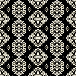 Set of seamless damask backgrounds Royalty Free Vector Image