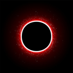 Red light circle Royalty Free Vector Image - VectorStock