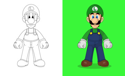 Luigi Vector Images (14)