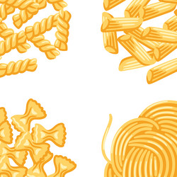 Italian pasta spaghetti on plate Royalty Free Vector Image