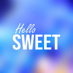 Hello gorgeous inspiration and motivation quote Vector Image