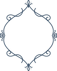 Line frame simple border decoration Royalty Free Vector