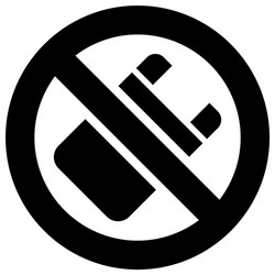 No use plastic bags prohibited sign forbidden Vector Image
