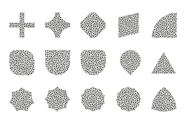 80 Basic Shapes - Outline Collection Royalty Free Vector