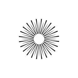 Sunburst Outline Vector Images (over 4,500)