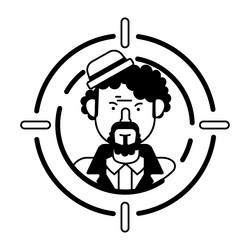 Target killing Royalty Free Vector Image - VectorStock