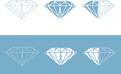 Paper cut diamond icon isolated on grey background
