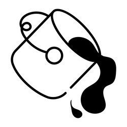 Paint bucket Royalty Free Vector Image - VectorStock