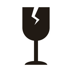 Fragile symbol Royalty Free Vector Image - VectorStock