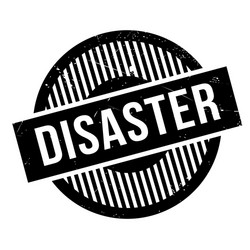 Disaster rubber stamp Royalty Free Vector Image