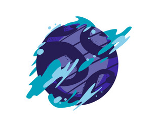 Purple Planet Vector Images (over 5,900)