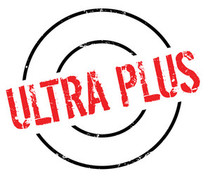 Ultra plus rubber stamp Royalty Free Vector Image