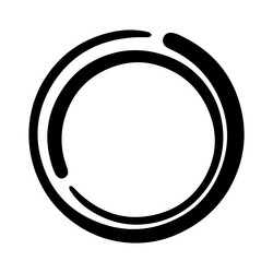 Circle load icon element logo Royalty Free Vector Image