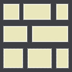 Postage Stamp Edge Border Vector Images (over 830)