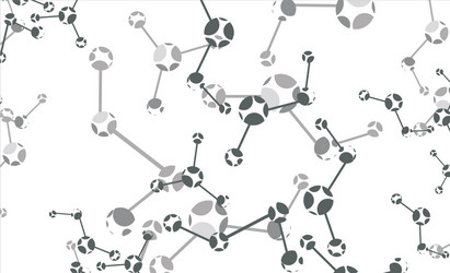 Molecule on the white background Royalty Free Vector Image