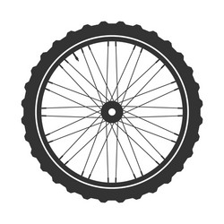Bicycle wheel Royalty Free Vector Image - VectorStock