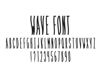 M - unique alphabet design with basketry pattern Vector Image