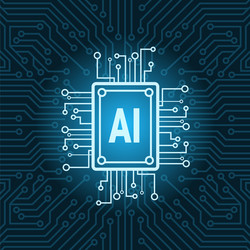 Imagine generative ai artificial intelligence Vector Image